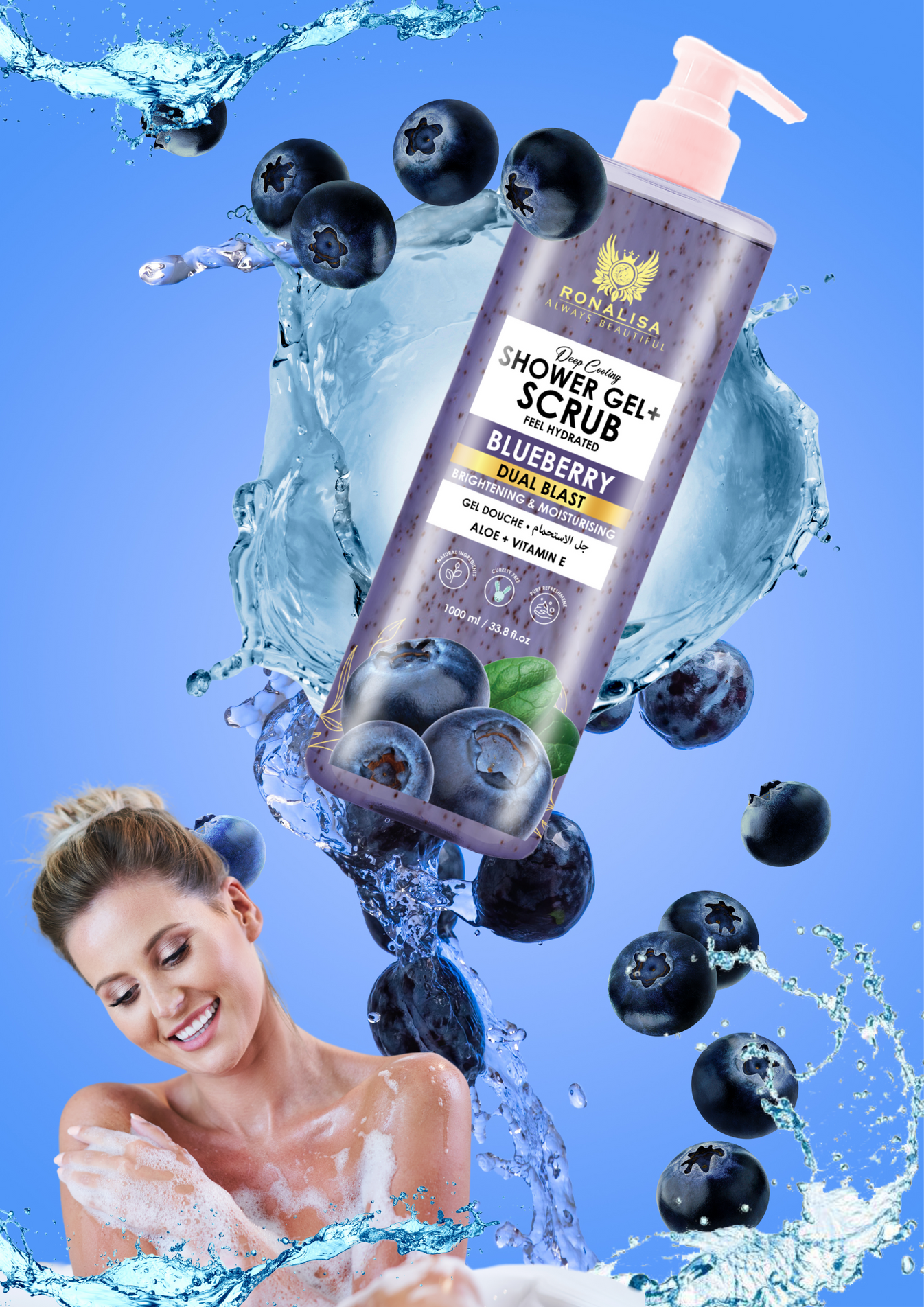 Buy Blueberry Shower Gel Scrub in Middle East & Africa | Ronalisa ...
