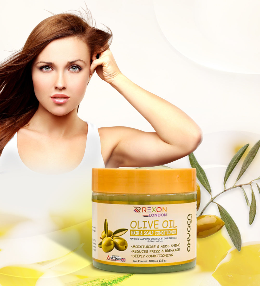 Hair & Scalp Conditioner with Olive Oil – Aftonlondon